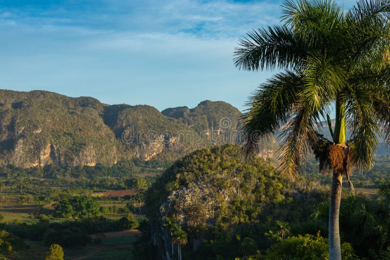 Panoramic View Over Landscape with Mogotes in Vinales Valley, Cuba ...