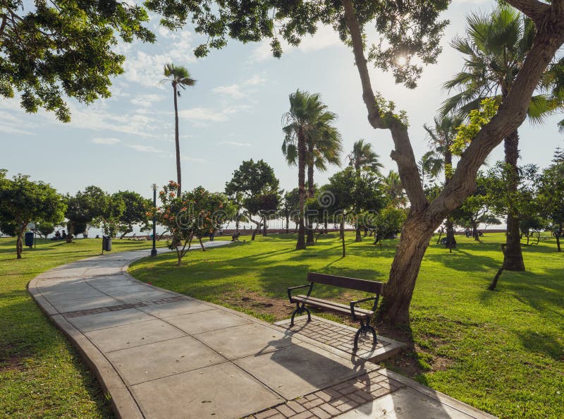 Miraflores, Lima, Peru stock image. Image of peru, landscape - 169014043