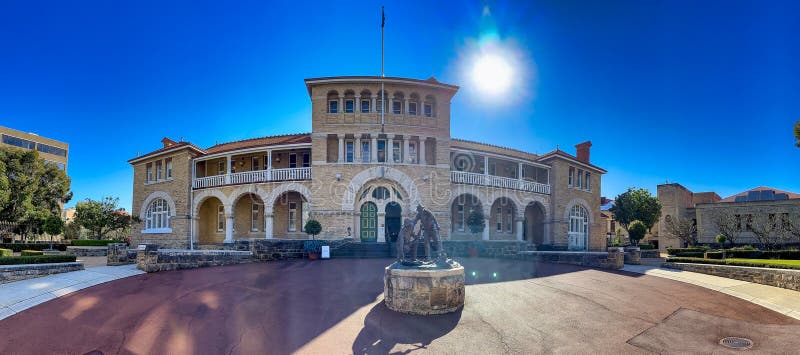 Panoramic View of Perth Mint Building Under a Beautiful Sun, Western ...