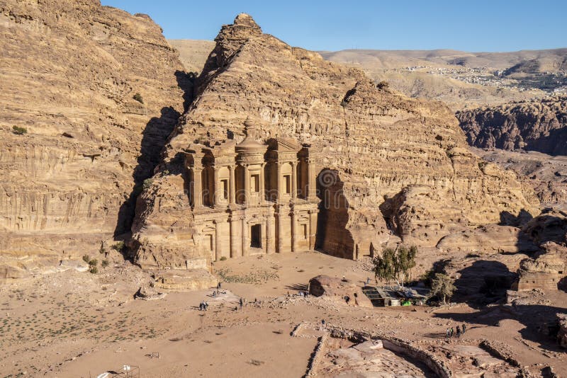 Panoramic View of Petra, Unesco Archeological Site, Jordan Editorial ...