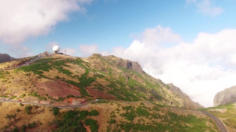 Pico Do Arieiro at Evening Twilight. Cloud Inversion. Aerial View ...