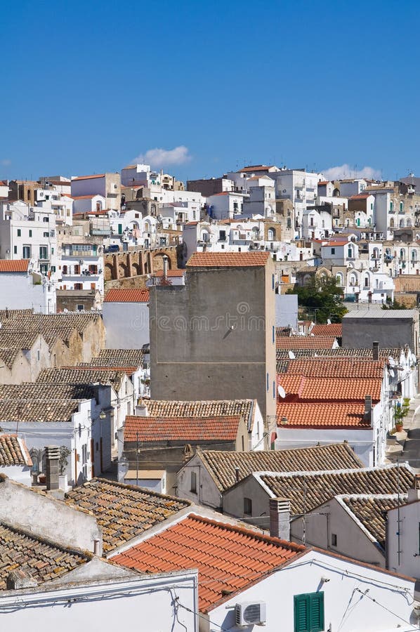 Panoramic View of Pisticci. Basilicata. Italy. Stock Image - Image of ...