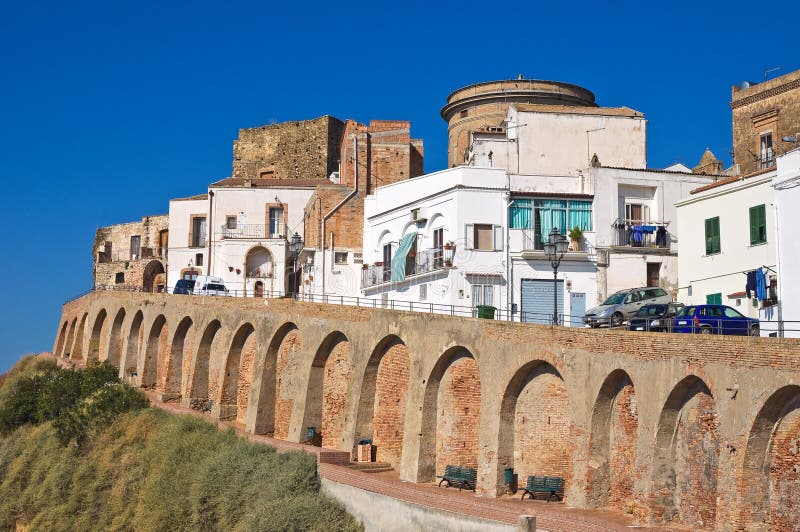Panoramic View of Pisticci. Basilicata. Italy. Stock Photo - Image of ...