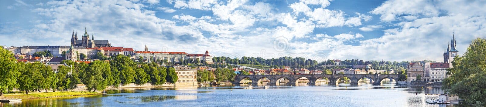 Prague Panorama stock image. Image of view, czech, center - 18067753