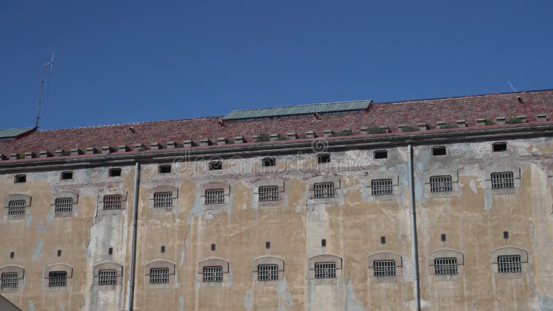 Windows of the Cells of the Abandoned Carcel De Caseros Stock Footage ...