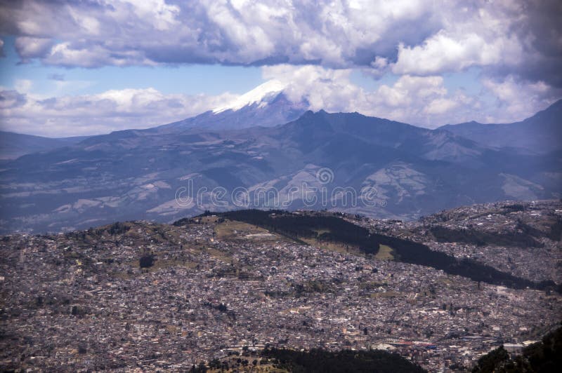 Panoramic View of Quito, Ecuador Stock Photo - Image of city, americas ...
