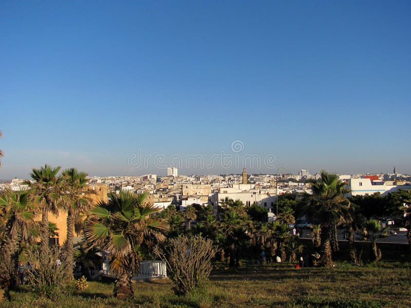 View of Rabat stock image. Image of panorama, scenery - 49947033
