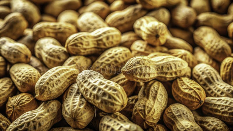 A Panoramic View of Raw Peanuts in Shell a Detailed Exploration of ...