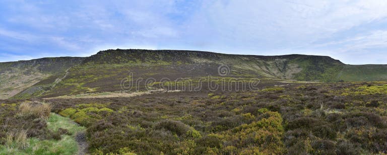 Panoramic View of Ridge with Ringing Roger Top Left Stock Photo - Image ...