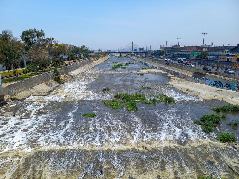 Panoramic View of the Rimac River, Peru. Editorial Photo - Image of ...