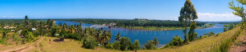 A view into the river. stock photo. Image of spring, outside - 69602010