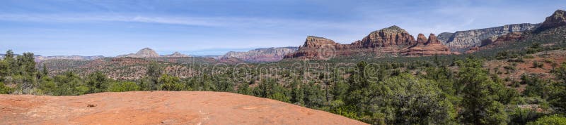 Panoramic View of Sedona Arizona #1 Stock Photo - Image of nature ...