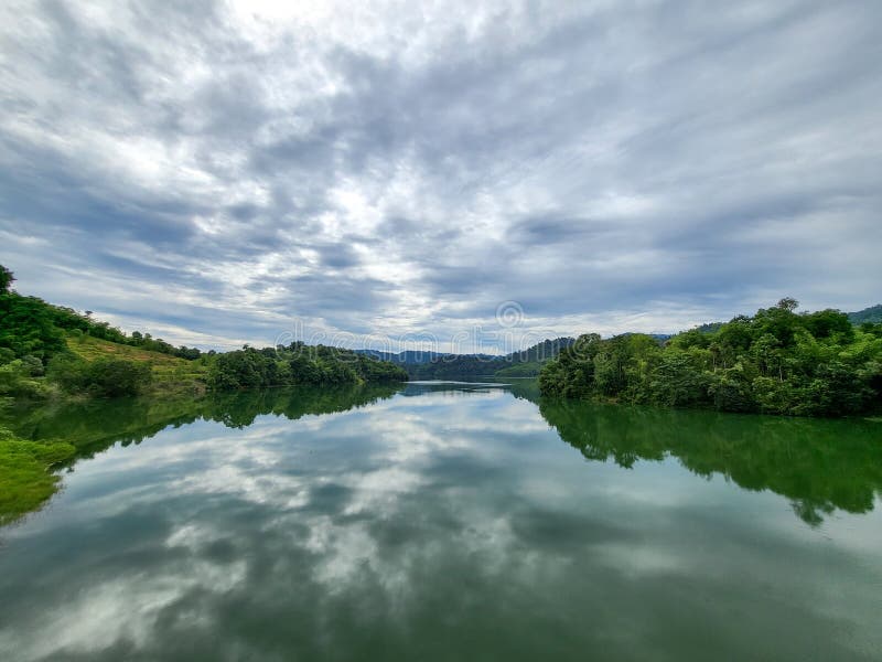 Panoramic View of Selangor Dam in Kuala Kubu Bharu, Selangor, Malaysia ...