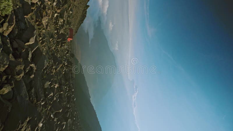 Panoramic View of the Sierra Nera Volcano in Mexico Stock Footage ...