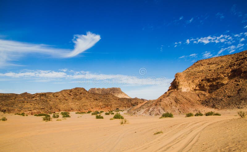 Panoramic View of Sinai Desert, Egypt Stock Photo - Image of africa ...
