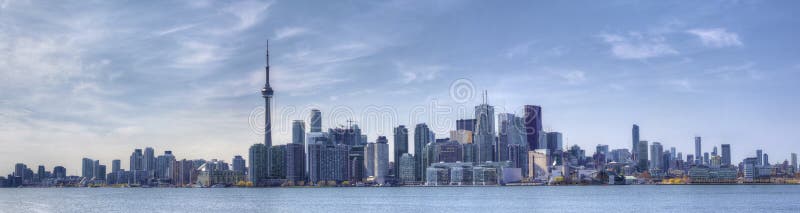 Panoramic View of the Skyline of Toronto, Canada Editorial Image ...