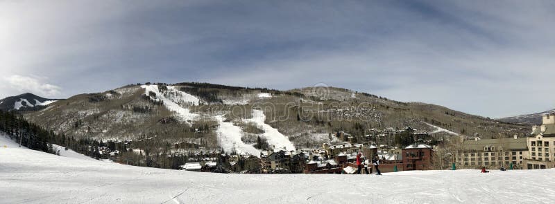 Panoramic View of Snow-less Mountains Stock Photo - Image of mountain ...