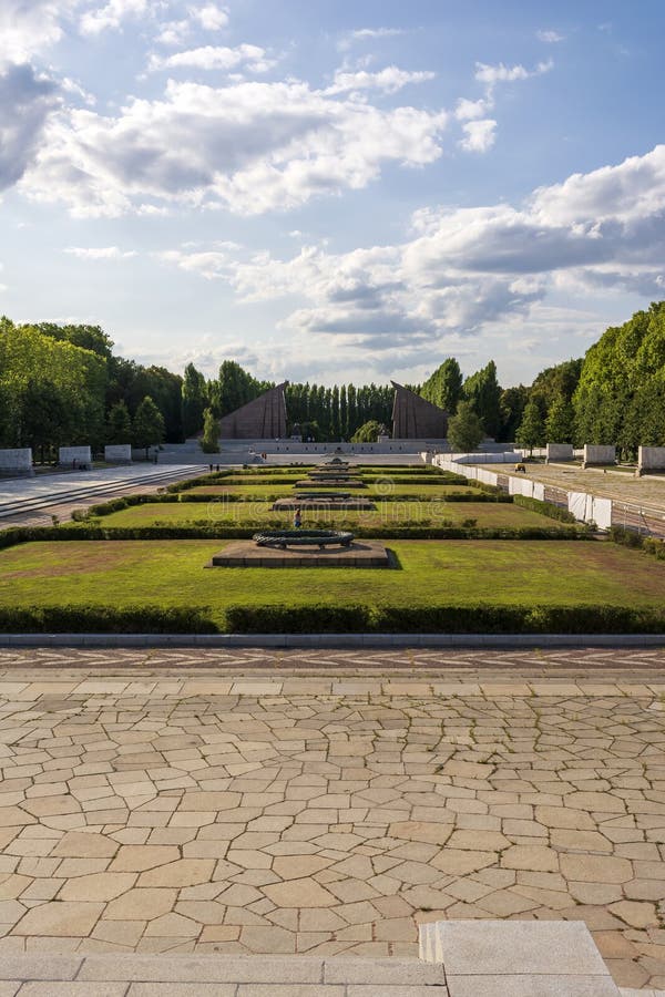Panoramic View of the Soviet War Memorial - Treptower Park. Berlin ...