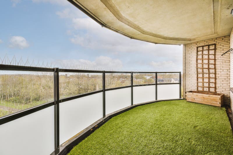 Panoramic View from the Spacious Balcony Stock Photo - Image of ...