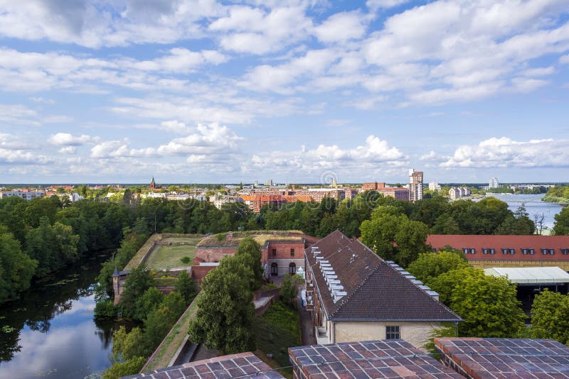Panoramic View of Spandau from the Citadel Spandau in Berlin Editorial ...
