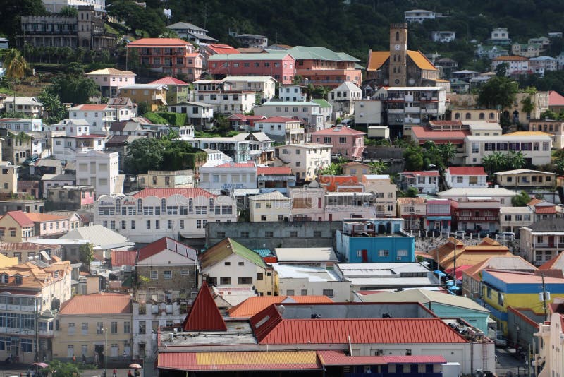 St George`s, Grenada editorial stock image. Image of capital - 109608429