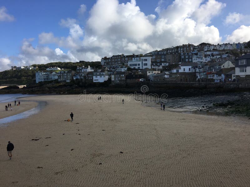 A Panoramic View of St Ives in Cornwall Editorial Image - Image of ...
