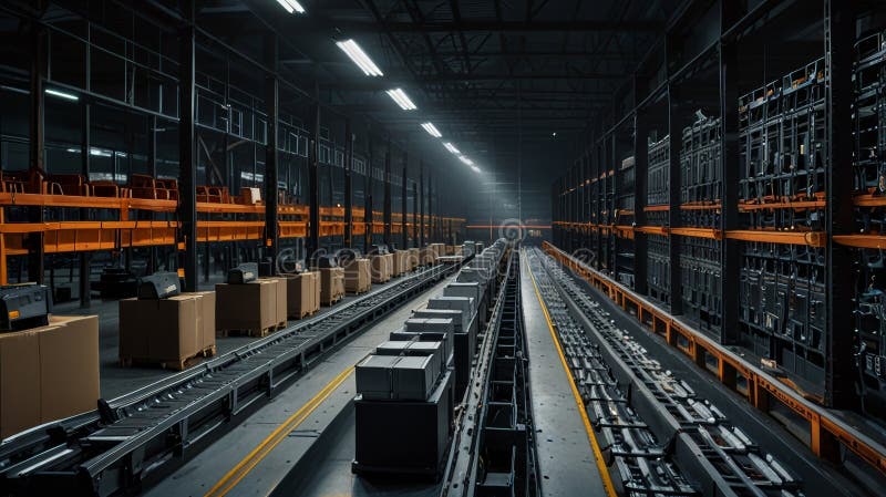A Panoramic View of a State-of-the-art Robotic Dark Store Warehouse ...