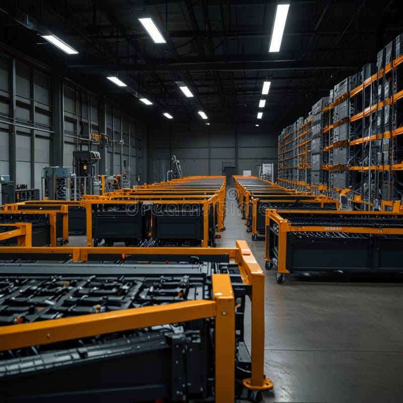 A Panoramic View of a State-of-the-art Robotic Dark Store Warehouse ...