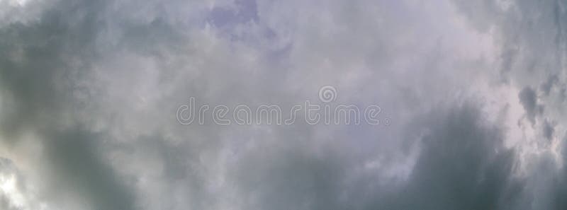 Panoramic View of Stormy Sky, Upward View Stock Photo - Image of storm ...