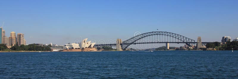 Panoramic View of the Sydney Harbor Editorial Photography - Image of ...
