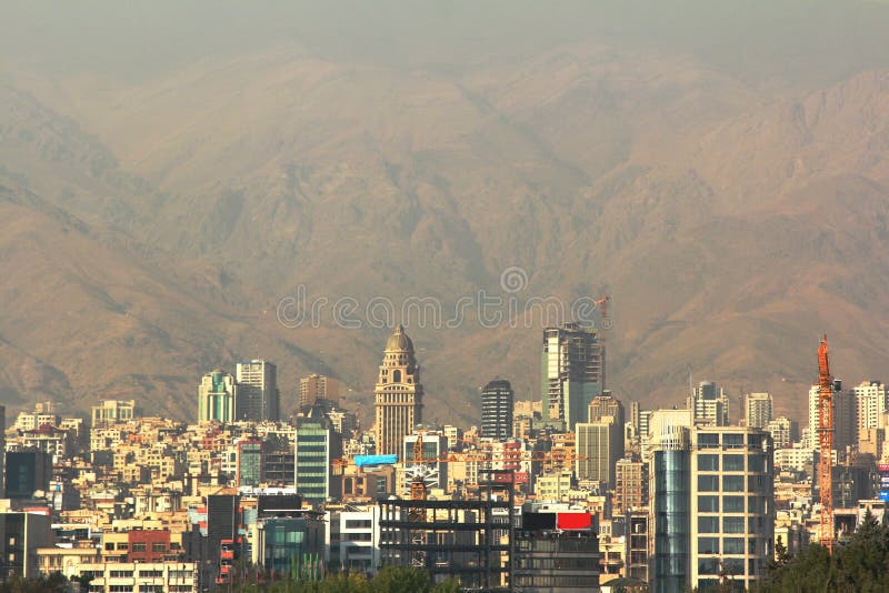 The Panoramic View of Tehran , Iran Editorial Photo - Image of islamic ...