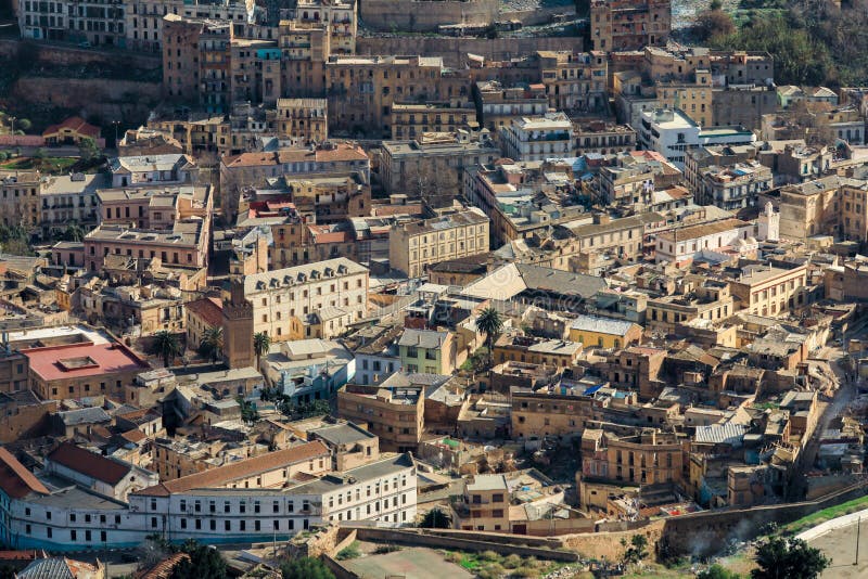 Panoramic View To the Roofs of Oran Old Town Stock Image - Image of ...