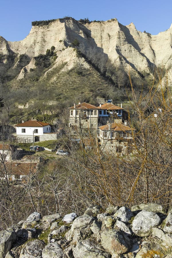 Panoramic View of Town of Melnik, Bulgaria Editorial Photo - Image of ...