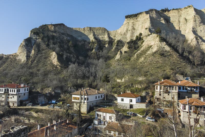 Panoramic View of Town of Melnik, Bulgaria Editorial Stock Photo ...