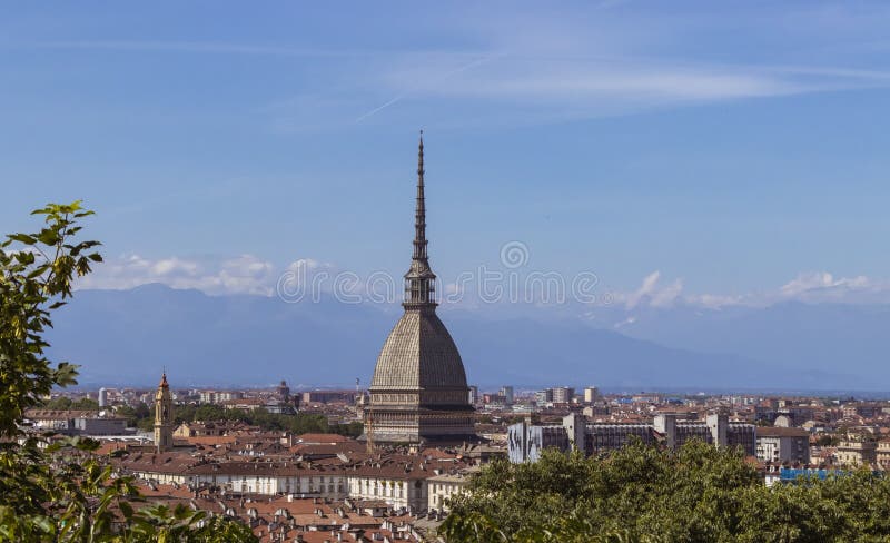 Panoramic View of Turin stock photo. Image of italy - 184564298