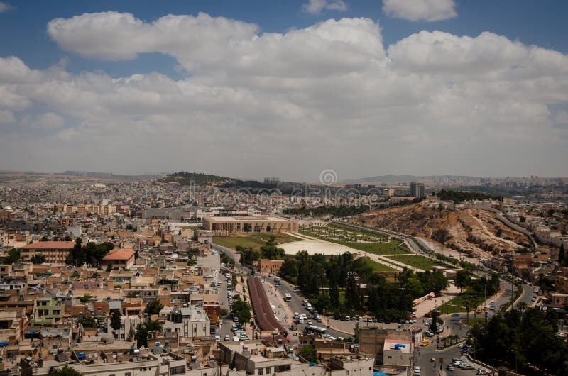 Panoramic View of Urfa City Editorial Photo - Image of mesopotamia ...