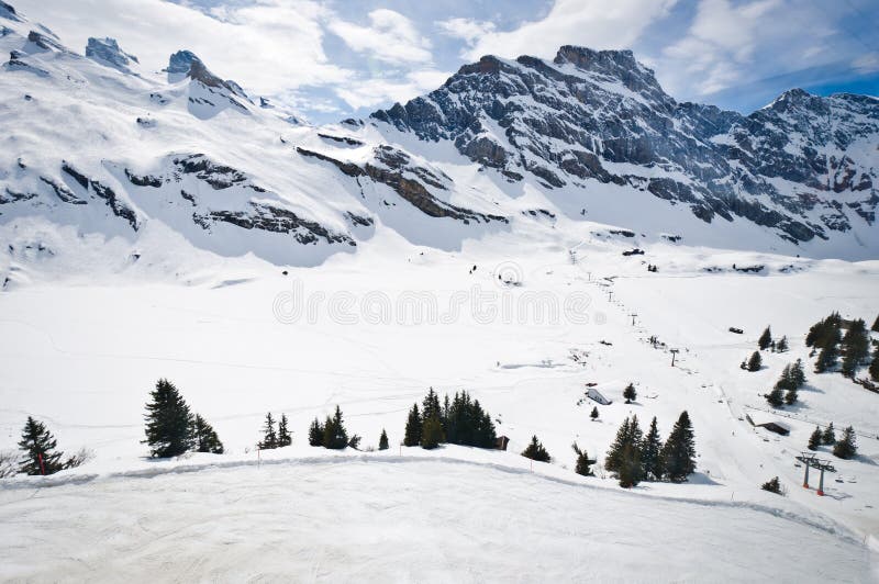 Panoramic View of Urner Alps Stock Photo - Image of panorama, summer ...