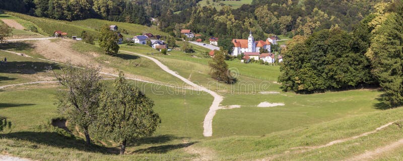 Olimje Monastery in Slovenia Stock Image - Image of franciscan ...