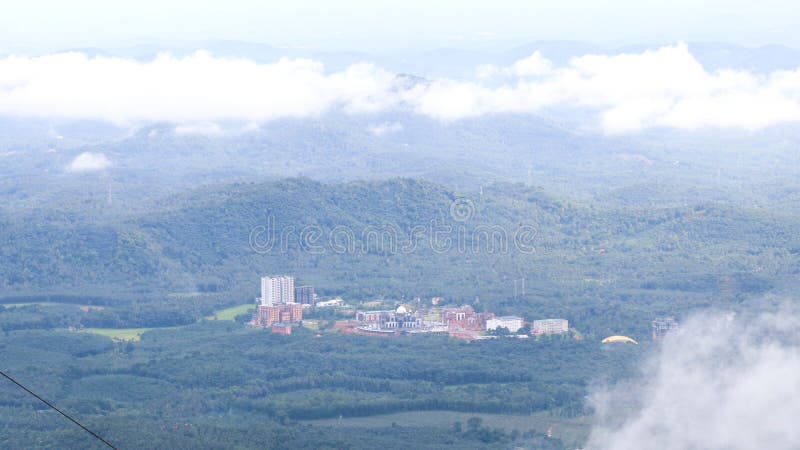 A Panoramic View of the Valley from the Wayanad Ghats Stock Photo ...