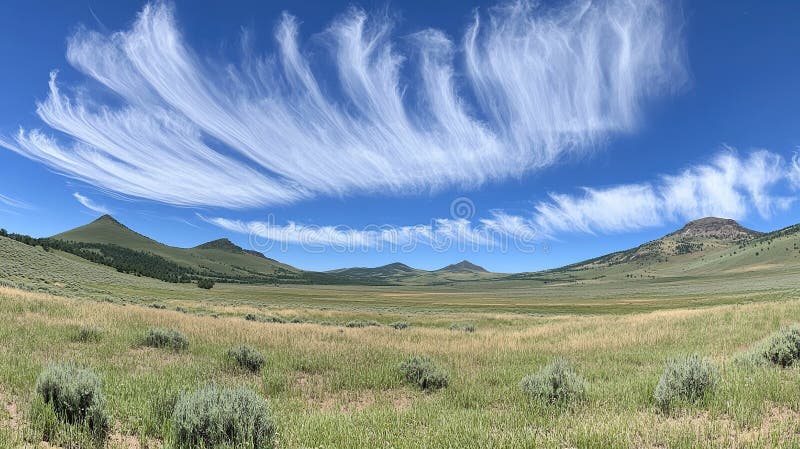 Windswept Prairie Under Open Sky Stock Photos - Free & Royalty-Free ...