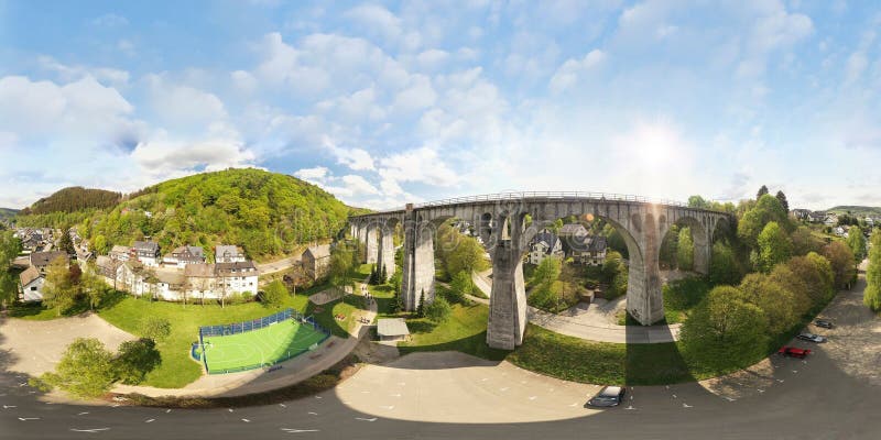 Panoramic View of Viaduct of the Municipality of Willingen Upland in ...