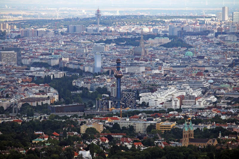 View of Vienna stock image. Image of life, facade, church - 46792993