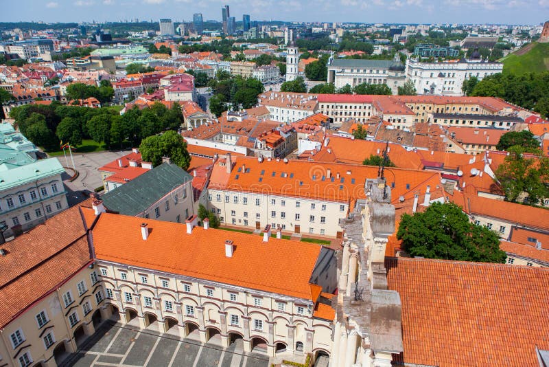 Panoramic View of Vilnius University Stock Image - Image of vilnius ...