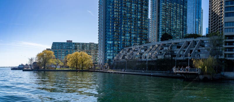 Panoramic View of Waterfront Park in the Harbourfront Neighborhood ...
