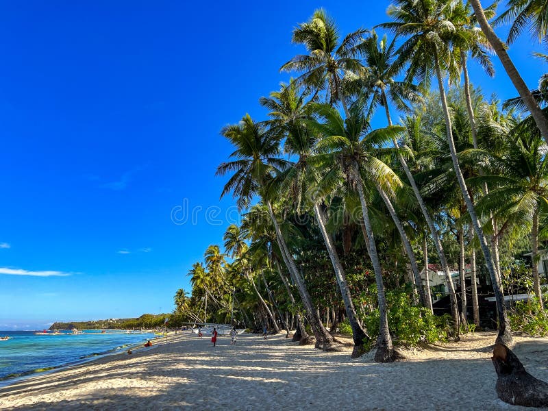 Panoramic View of the White Beach, Boracay Editorial Photo - Image of ...