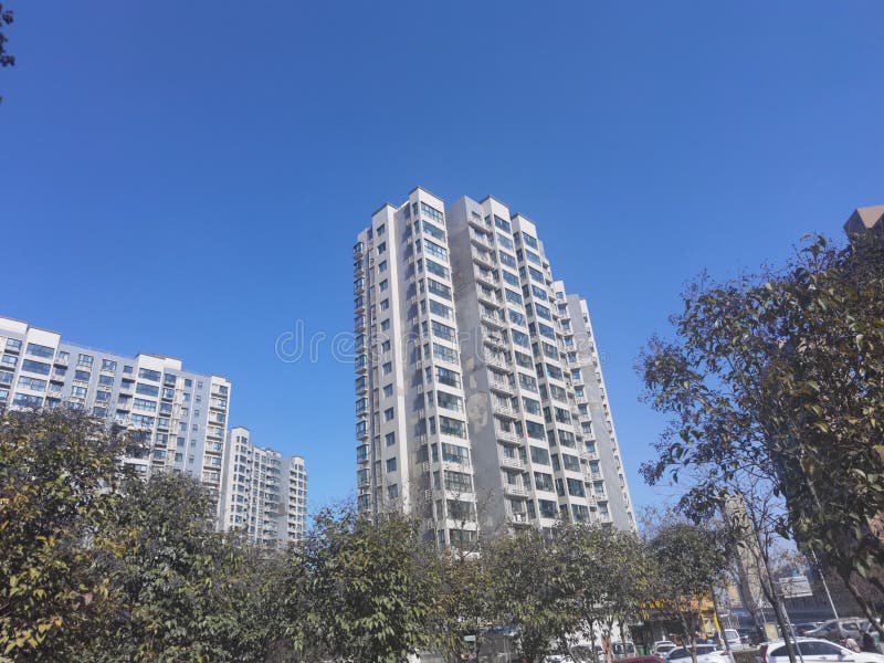 Panoramic View of Xi`an Urban Complex Stock Image - Image of leisure ...