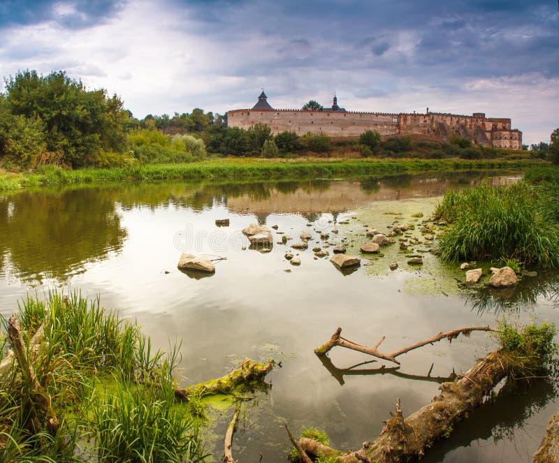 Panoramic Views of the Ancient Medieval Castle - Medzhybizh. Southern ...