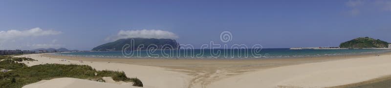 Laredo Beach View in December Stock Photo - Image of reflect, surf ...