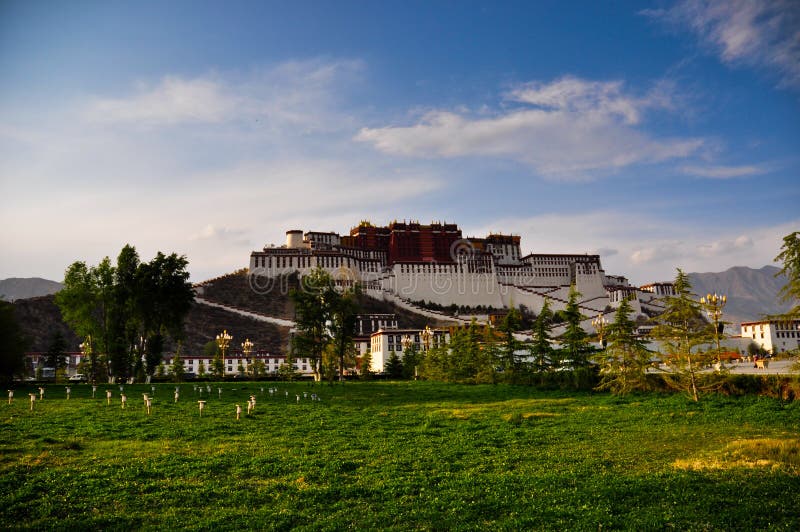 Potala Palace stock photo. Image of potala, palace, religious - 27299218