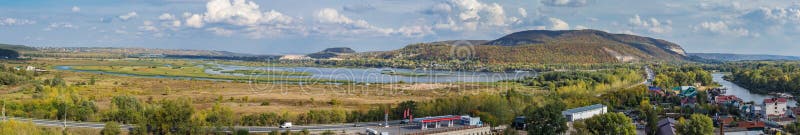 Panoramic Views of the River Valley from the Hill Editorial Stock Photo ...
